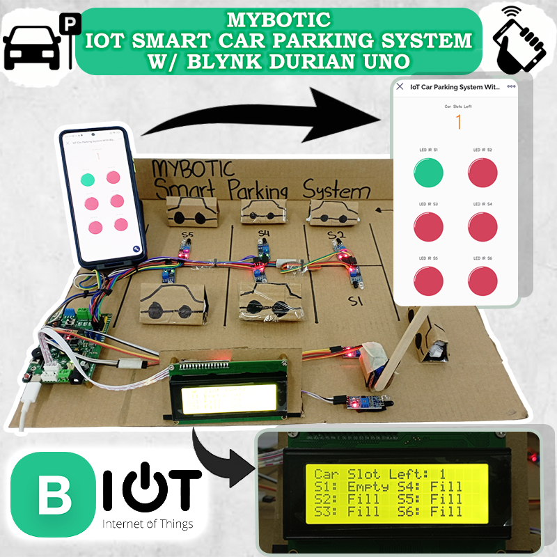Arduino Stem Rbt Project Arduino Iot Blynk Arduino Smart Car Parking