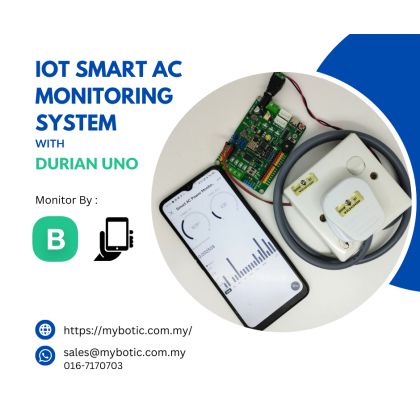 Arduino STEM RBT project: Arduino IoT Smart AC Monitoring System with Durian Uno