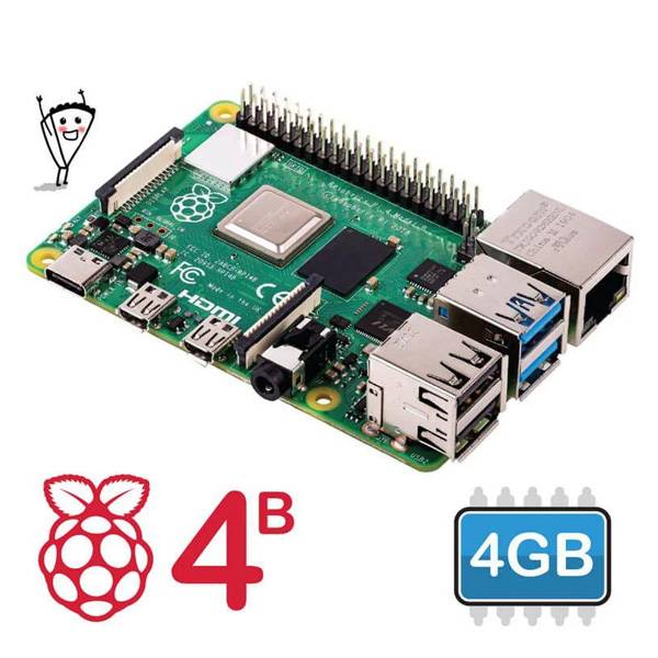 Raspberry Pi 4 Model B 4GB and Kits