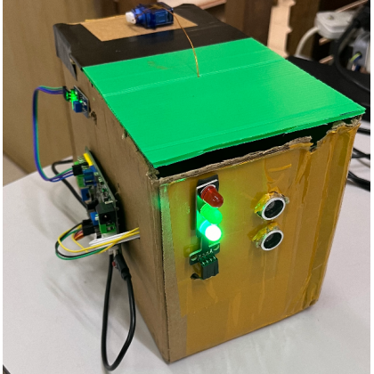 ARDUINO STEM RBT PROJECT: ARDUINO SMART CONTACTLESS DUSTBIN WITH LED ...