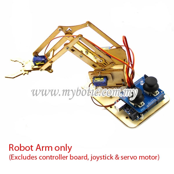 Arduino DIY Robot Arm Wood